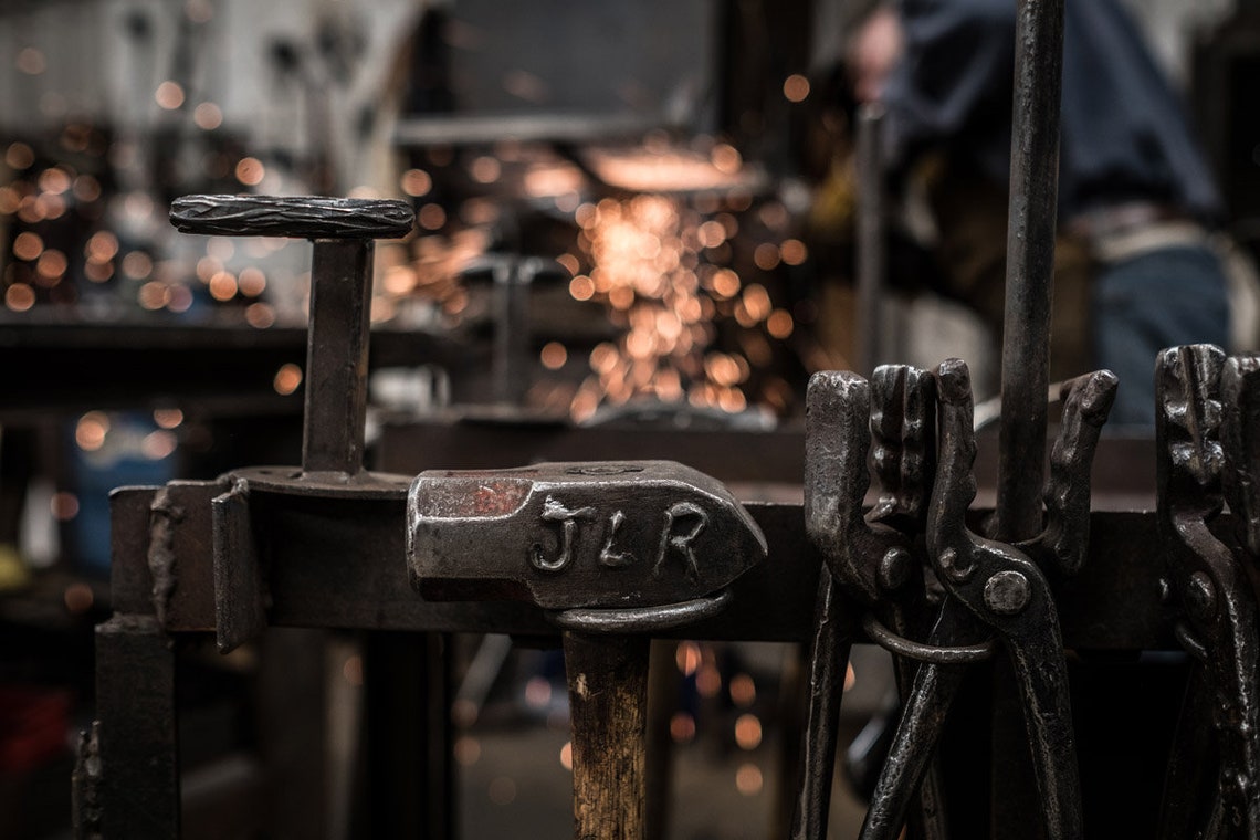 Hand Forged Iron Bed – Twist – American Made by Urban Forge – Coal ...