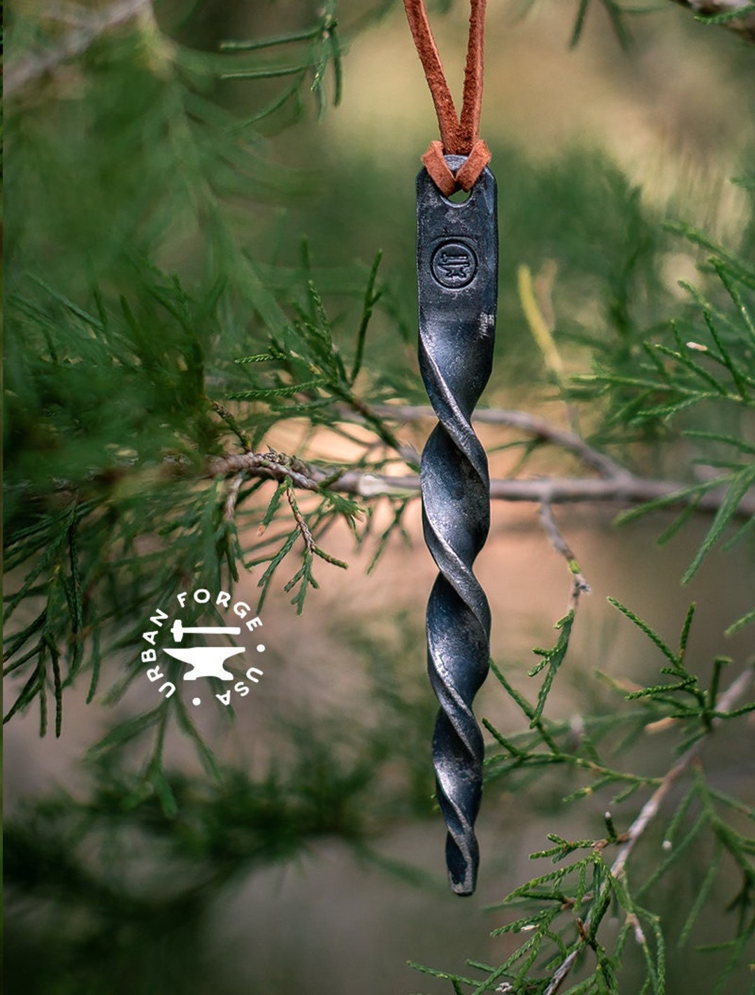 Iron Christmas Ornament – Blacksmith Twist – American Made by Urban ...
