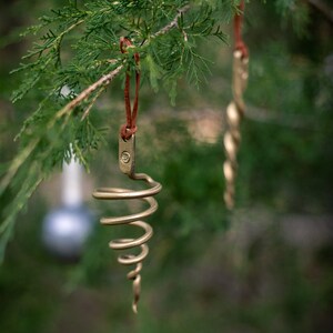 Blacksmith Spiral Christmas Tree Ornament Hand-forged Made in USA - Etsy