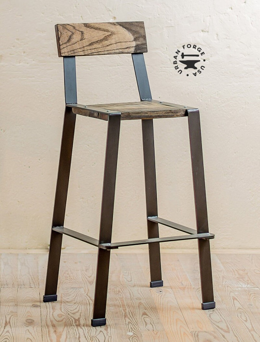 The 201 Hand-forged Stool Blacksmith USA - Etsy