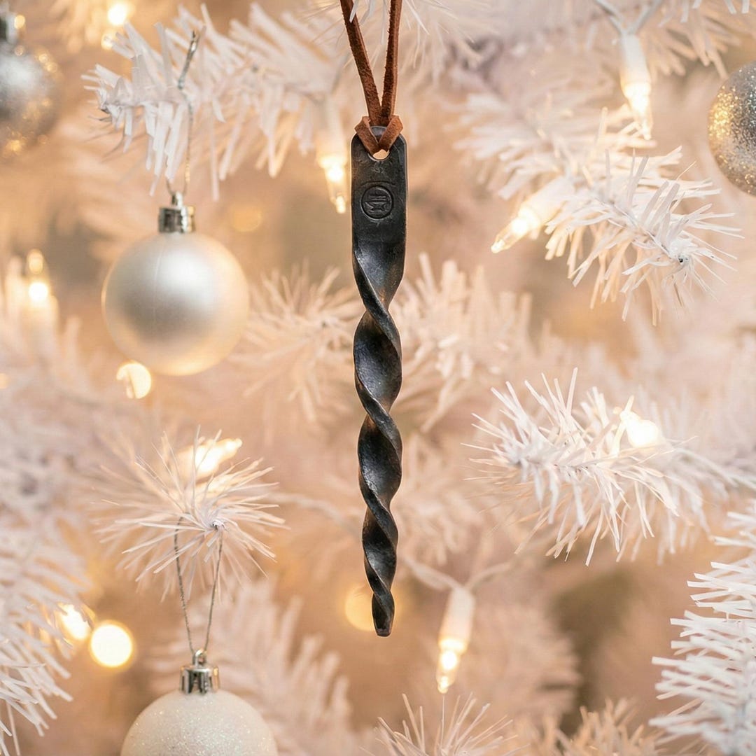 Iron Christmas Ornament – Blacksmith Twist – American Made by Urban ...