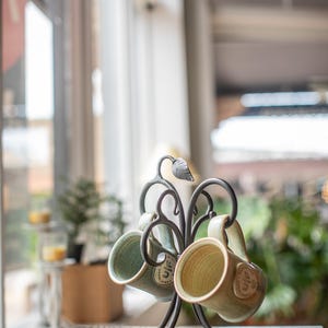 Iron Mug Tree – Holds 4 Mugs – Sylamore – American Made by Urban Forge ...