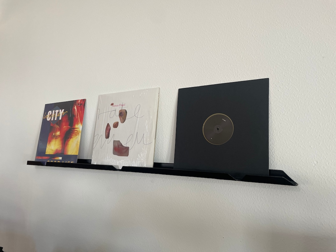 Floating Vinyl Record Shelf - Etsy Sweden