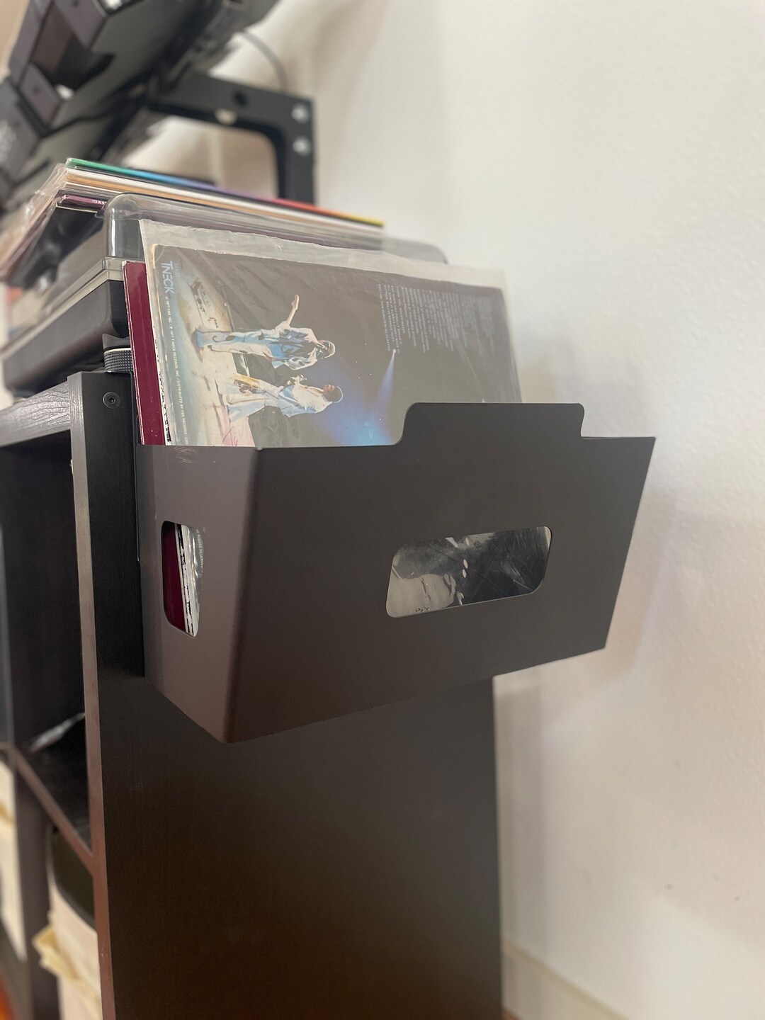 Modular Record Bin angled - Etsy