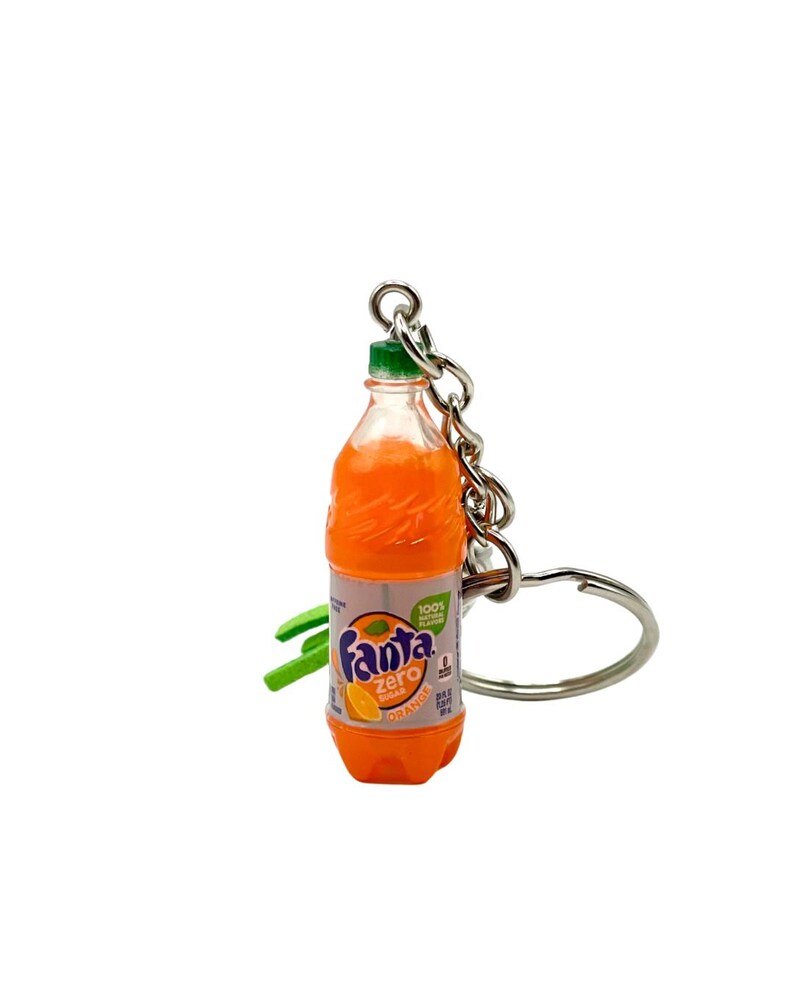 Mini Brands Fanta Orange Soda Keychain With Tassel - Etsy