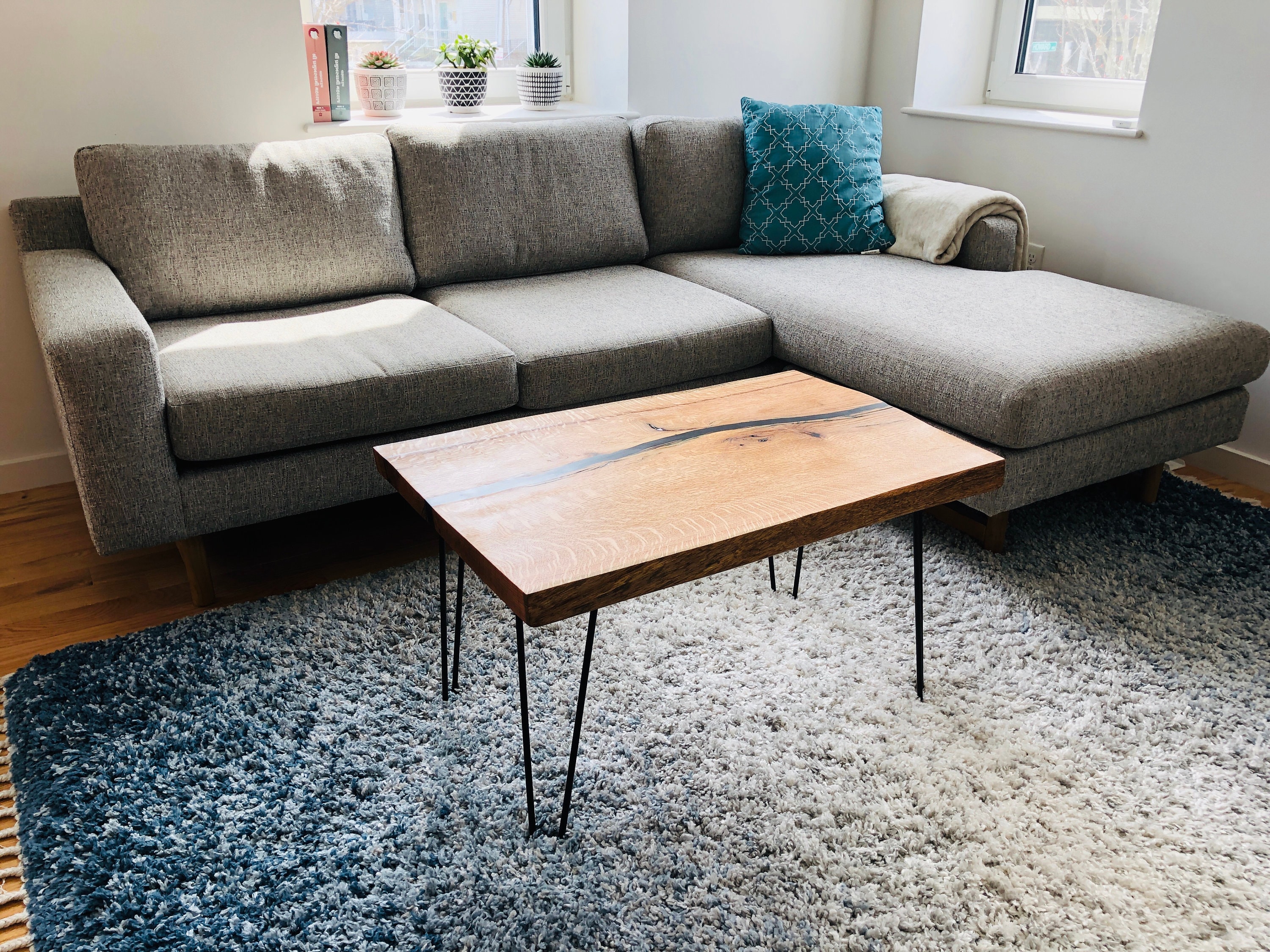 Custom Maple Wood Coffee Table | Etsy