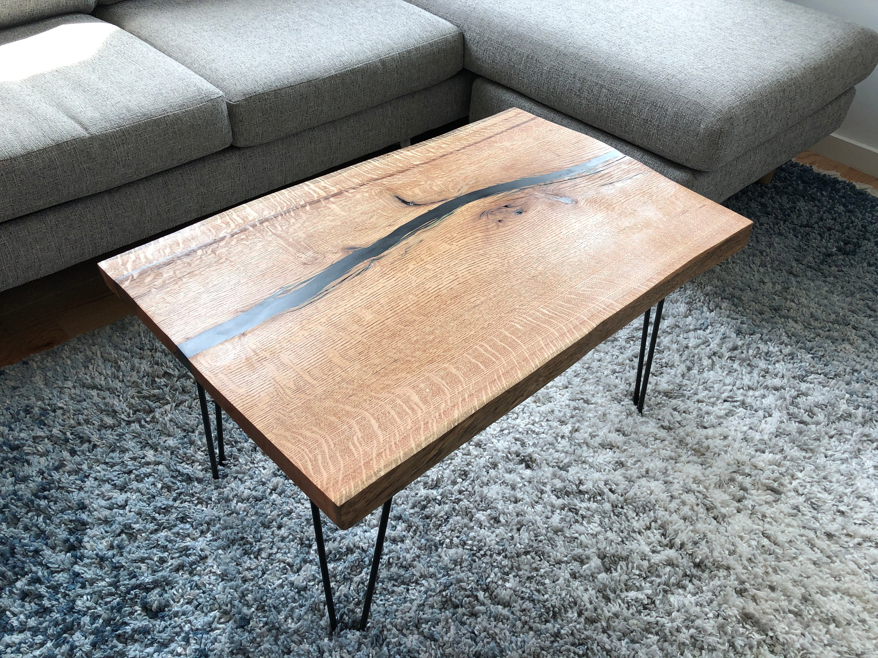Custom Maple Wood Coffee Table - Etsy