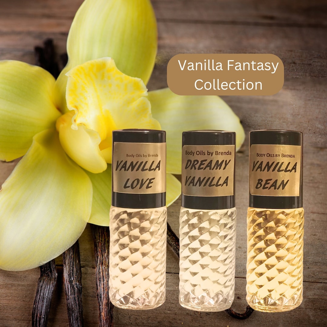 Vanilla Collection Body Oil Gift Set-vanilla Scented Perfumes Gift-dreamy Vanilla Vanilla Love ...