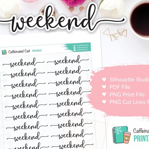 Grocery Shopping Planner Stickers PRINTABLE - Etsy