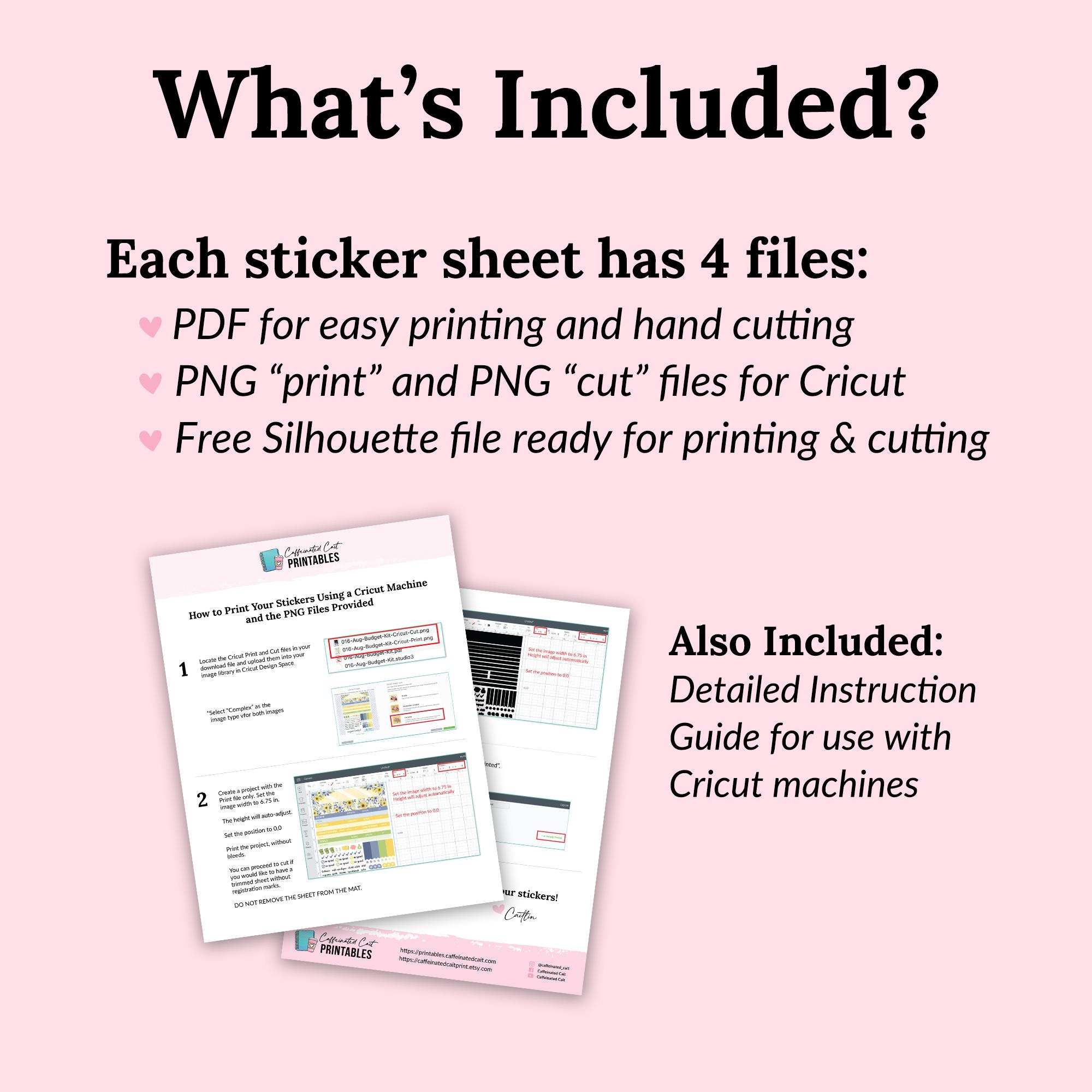 Grocery Shopping Planner Stickers - PRINTABLE - Etsy