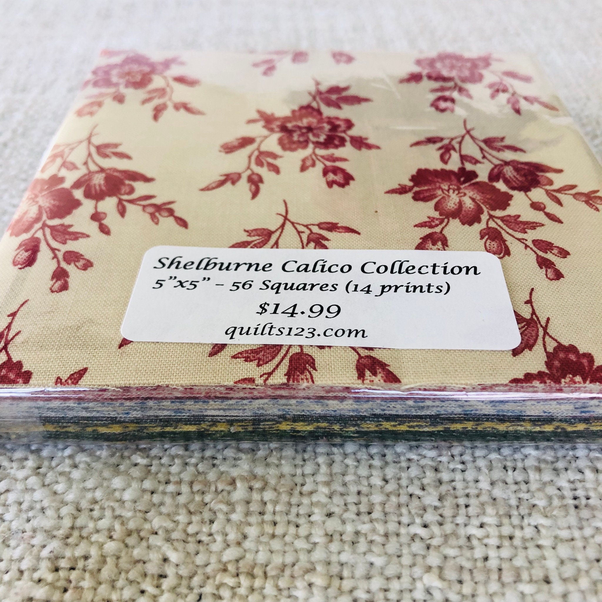 Shelburne Calico Collection 5 Inch Charm Pack - Etsy