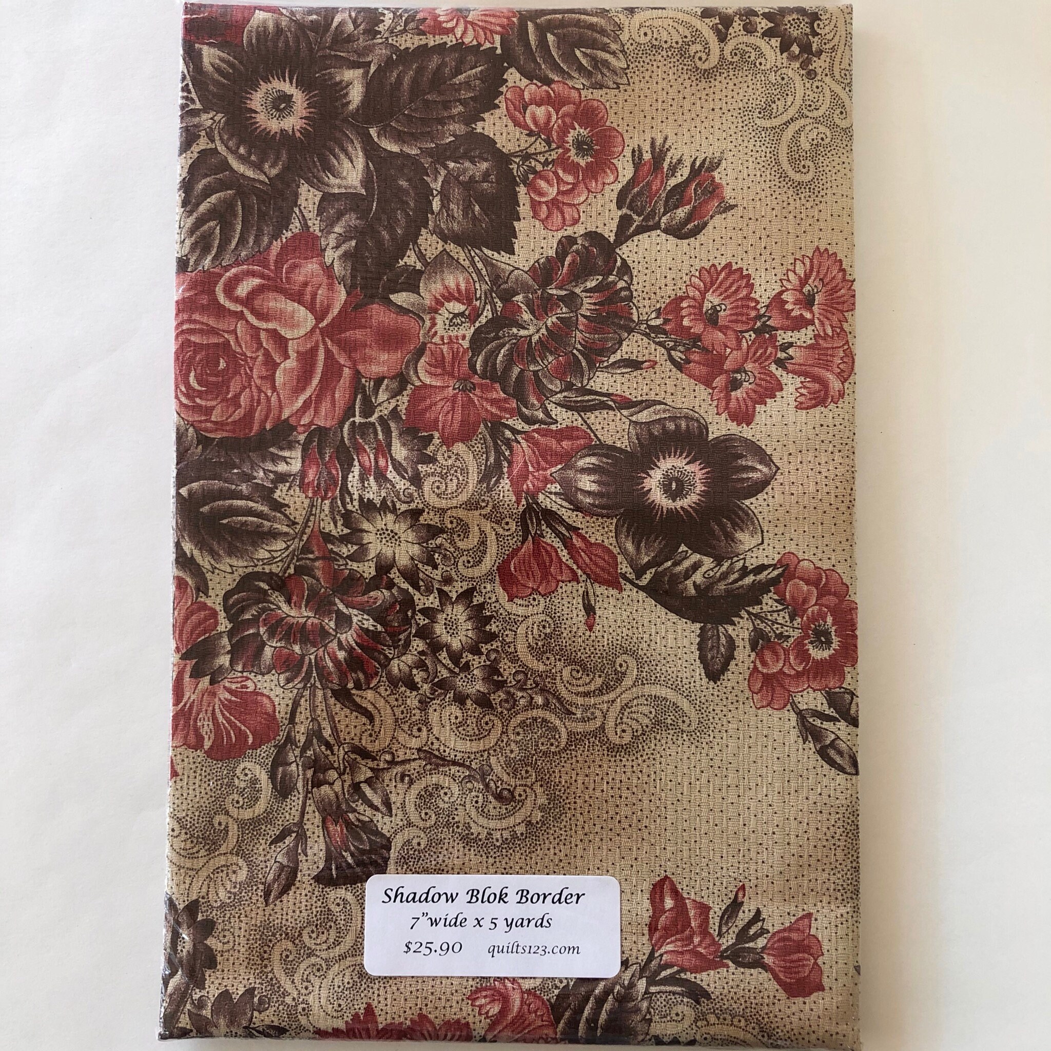 French Shadow Blok Border Bark Fabric Reproduction fabric | Etsy