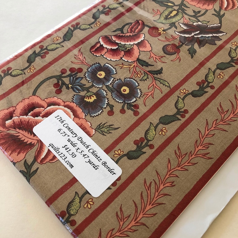 17th Century Dutch Chintz Border - Etsy