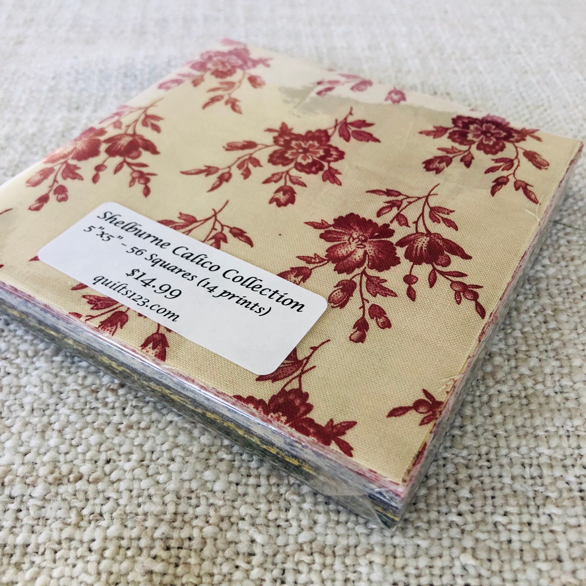 Shelburne Calico Collection 5 Inch Charm Pack - Etsy