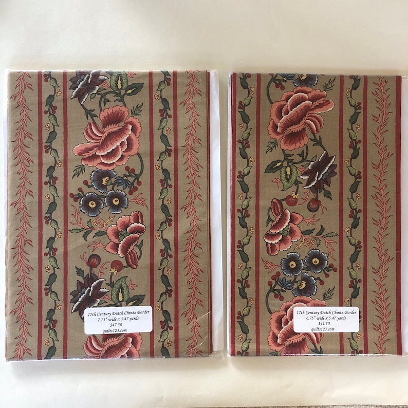 17th Century Dutch Chintz Border - Etsy