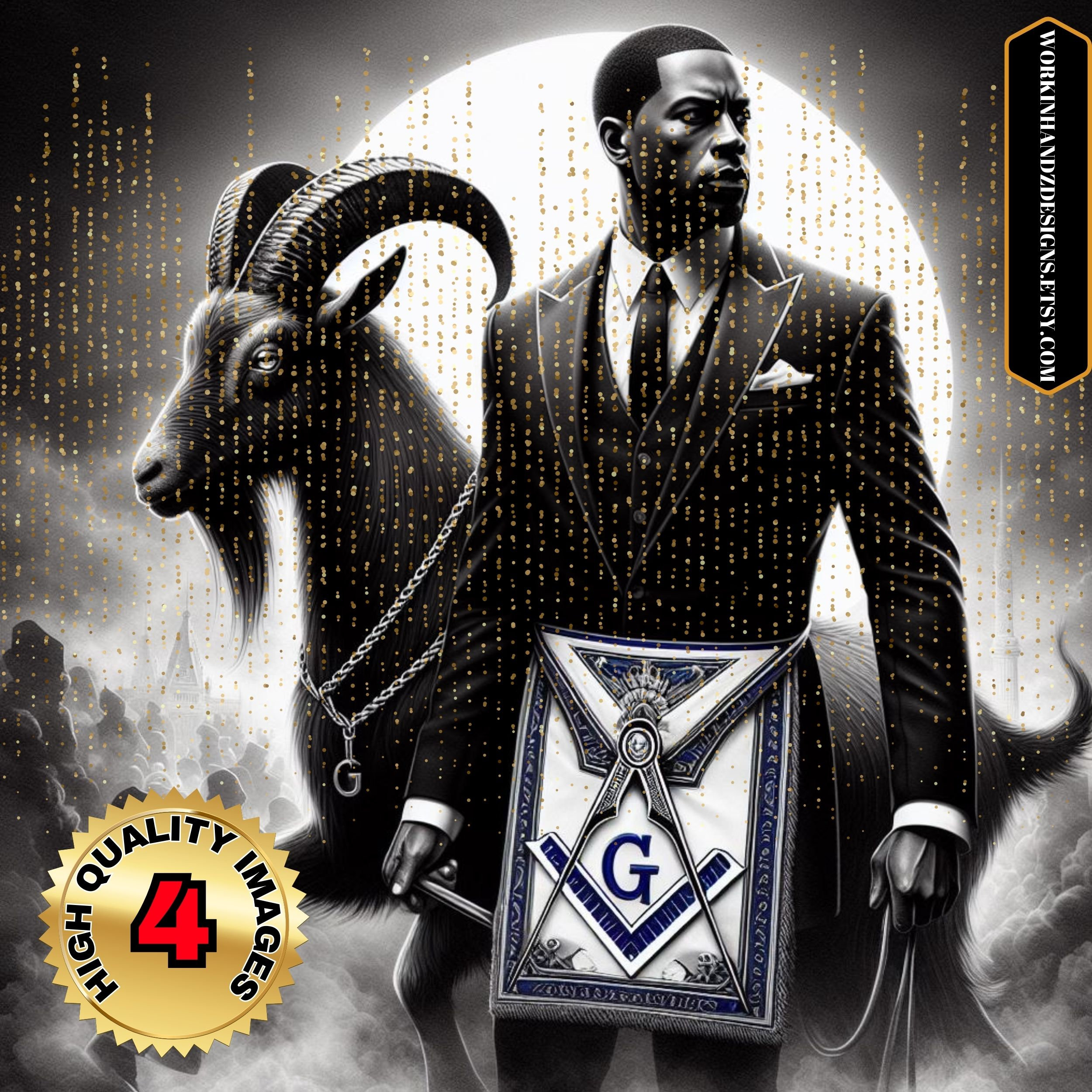 Masonic Goat Rider // Mason // Fraternity // Brotherhood // Prince Hall ...