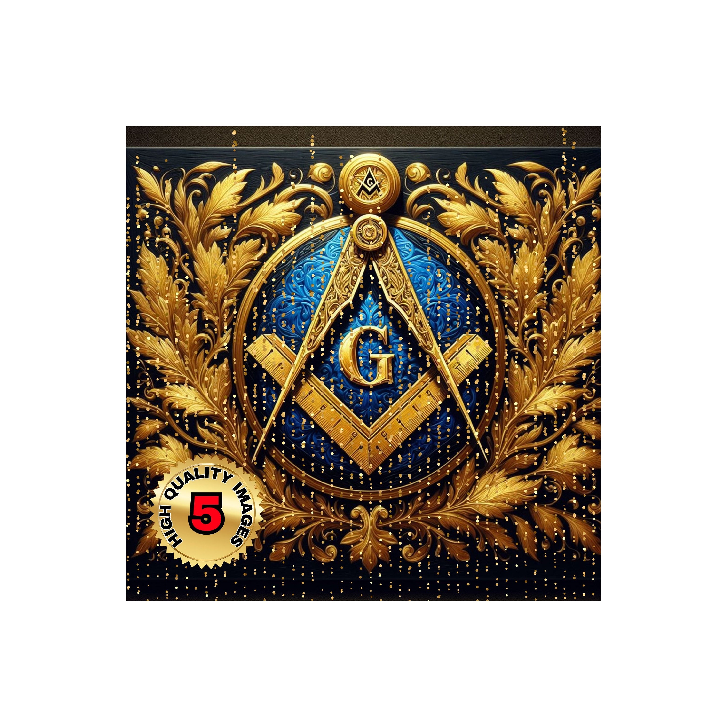 Gold Masonic Emblems // Fraternity // PHA // Prince Hall // OES ...