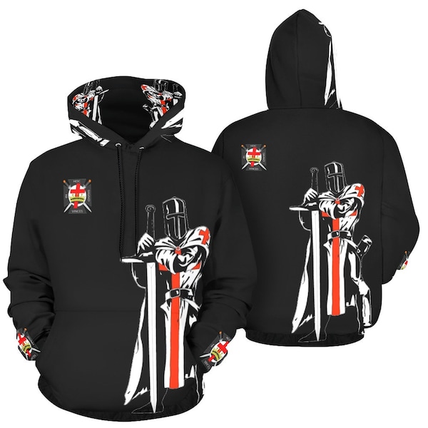 Knights Templar Hoodie - Etsy