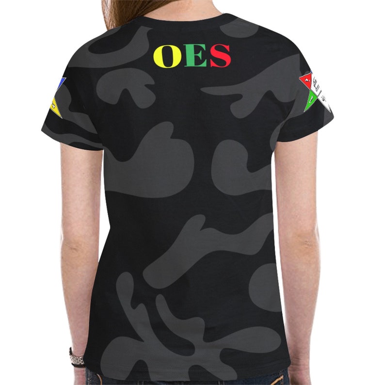OES // Order of the Eastern Star // Sorority // Camo AOP T-shirt - Etsy