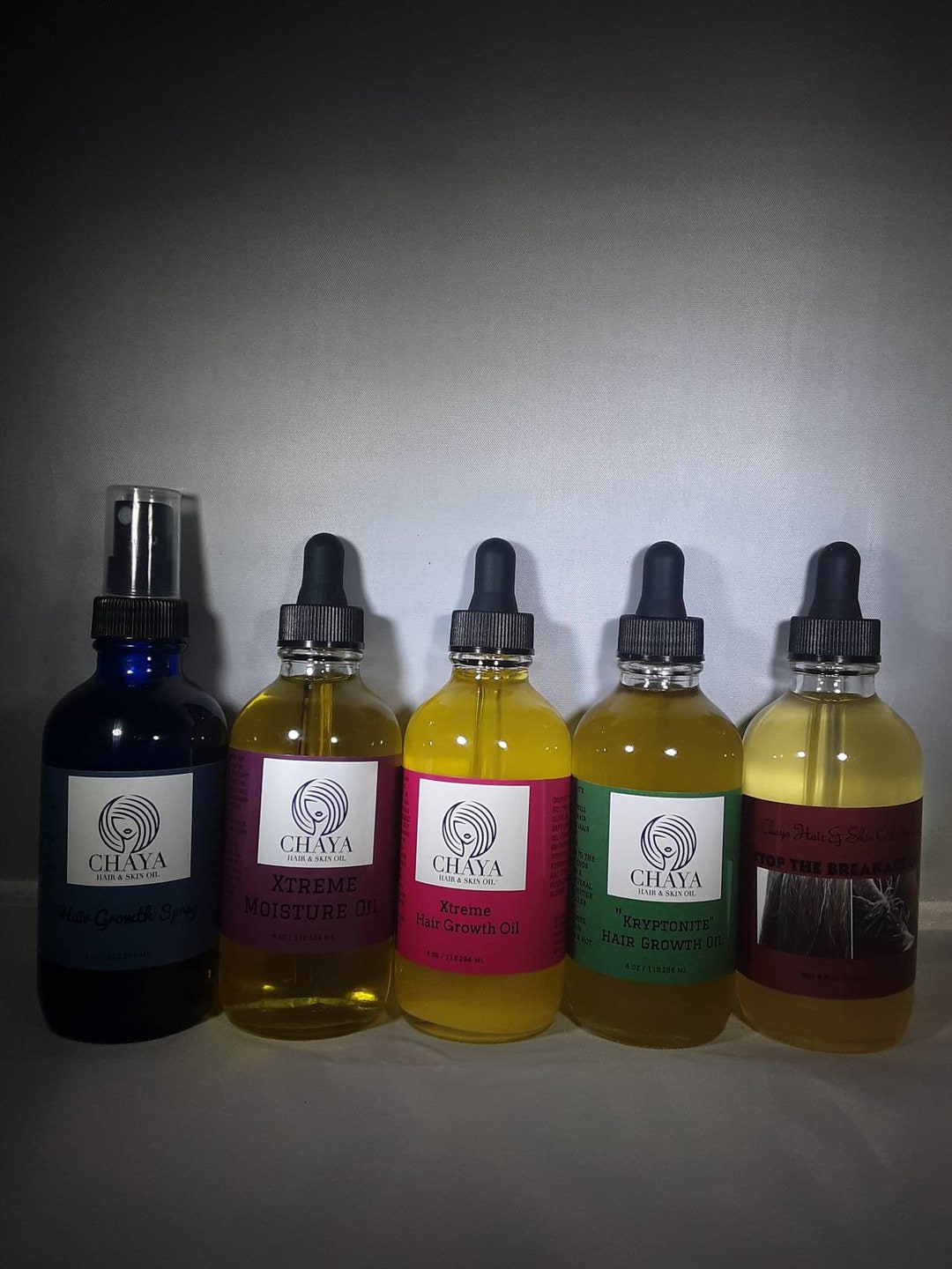 Large Hairgrowth Kit - All 5 Oils in 4oz Sizes - Etsy