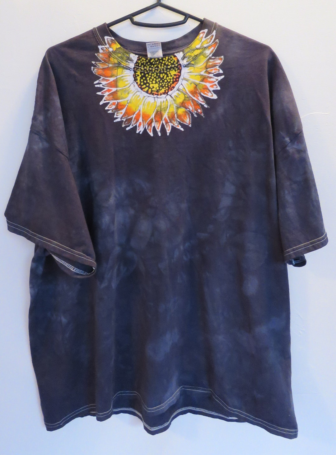 Batik Sunflower Shirt, Batik Woman's Sunflower Shirt, Batik Sunflower ...