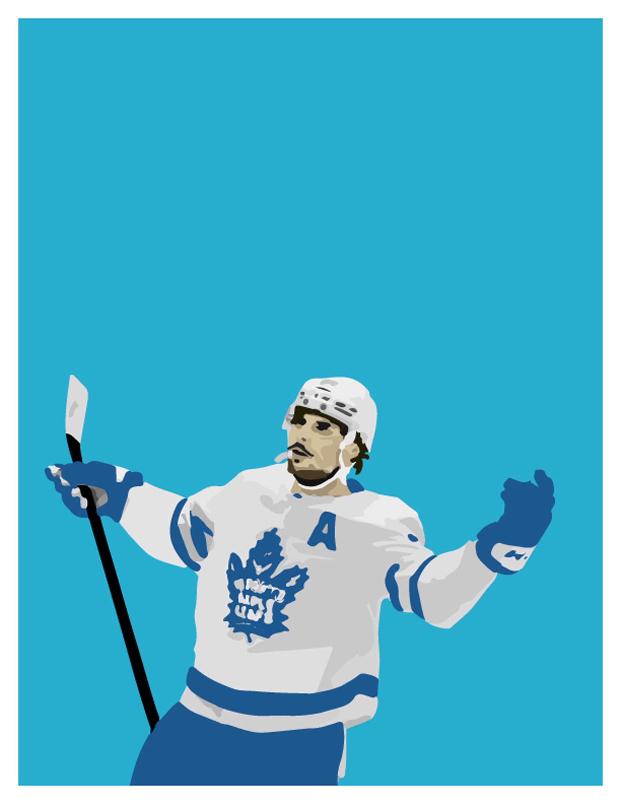 Wall Art: Auston Matthews, BLUE - 56th Goal Celly (OT Winner - April 7 ...