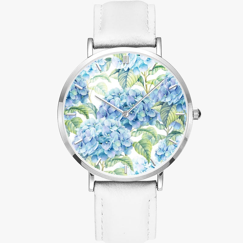 Flower Dial Watch Leather - Etsy