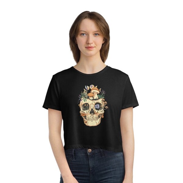 Skull Crop Top - Etsy