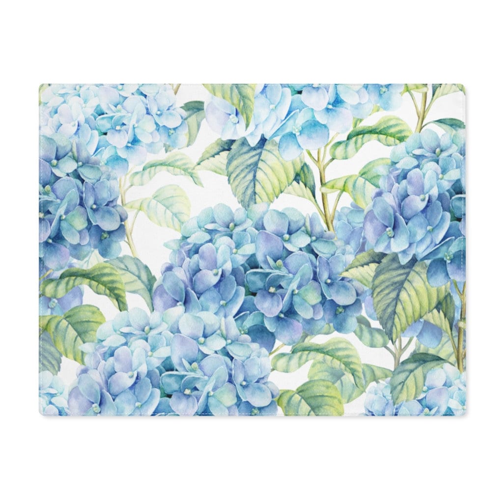 Blue Hydrangea Floral Placemats Set of 2/4/6/8 Botanical - Etsy