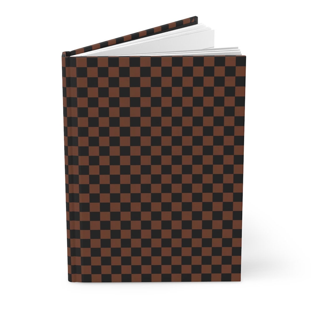 Checkered Hardcover Notebook Journal Ruled Line, Checkerboard ...