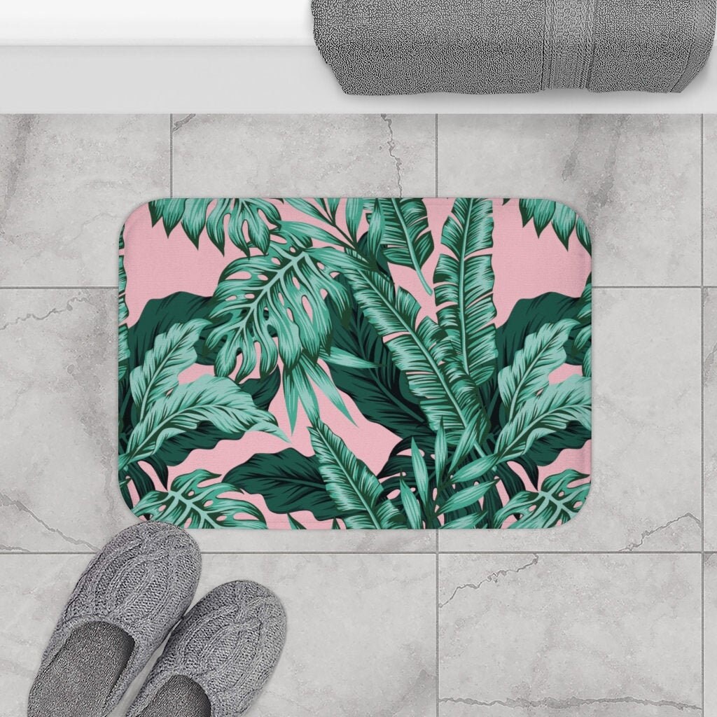 Unique Bath Mat Tropical - Etsy