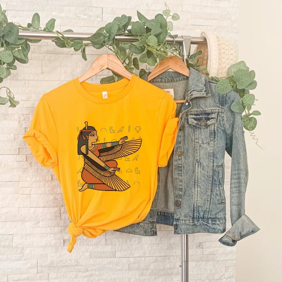 Goddess Isis Shirt, Ancient Egyptian Unisex Shirt, Egyptian Clothing ...