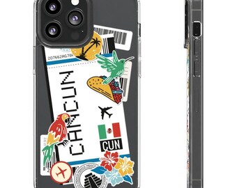 Mexico Plane Ticket Phone Case - Etsy