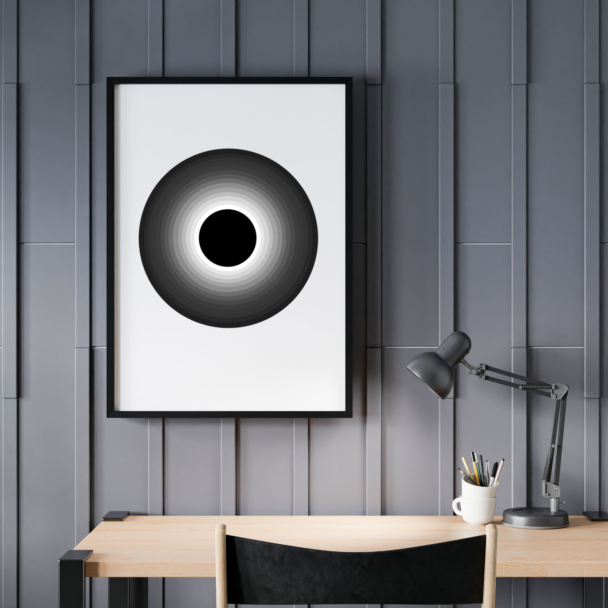 Digital Space Poster Black Hole Art the Great Annihilator Science ...