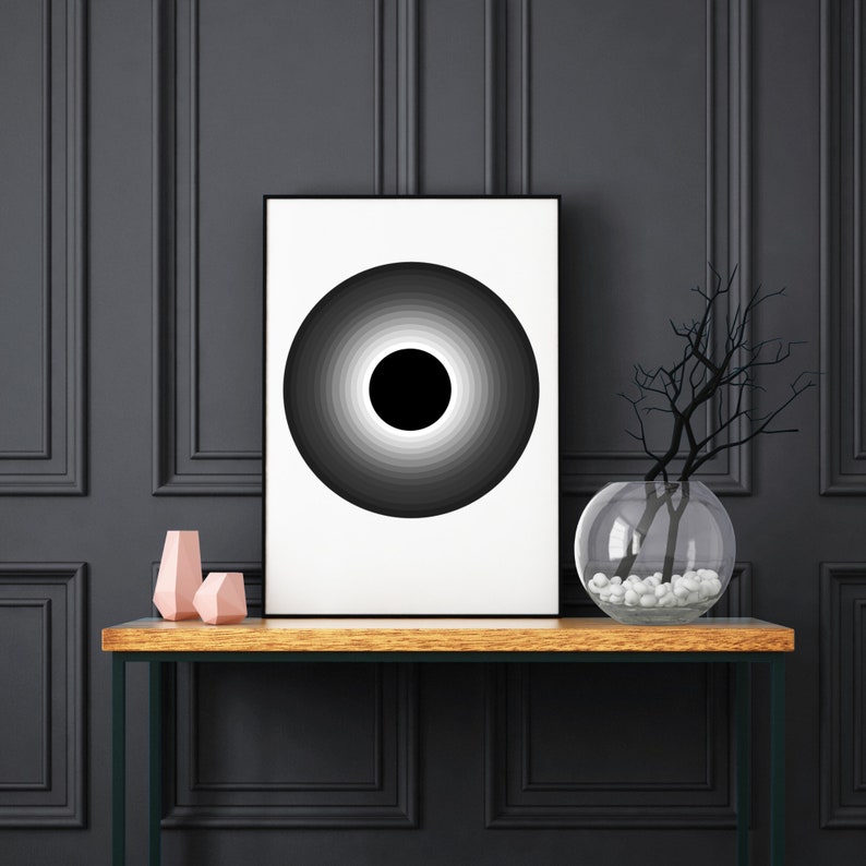 Digital Space Poster Black Hole Art the Great Annihilator Science ...