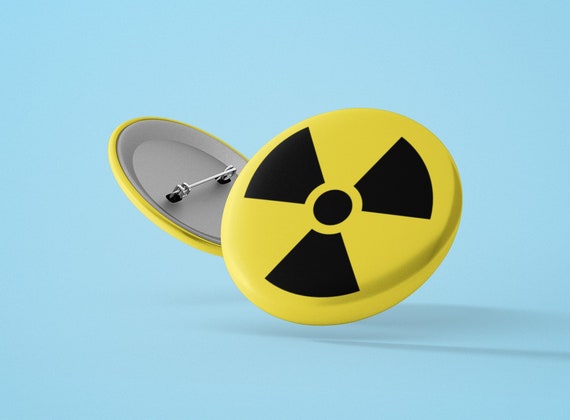Nuclear Pin Radiation Pin Nuclear Symbol Pin Radiation - Etsy
