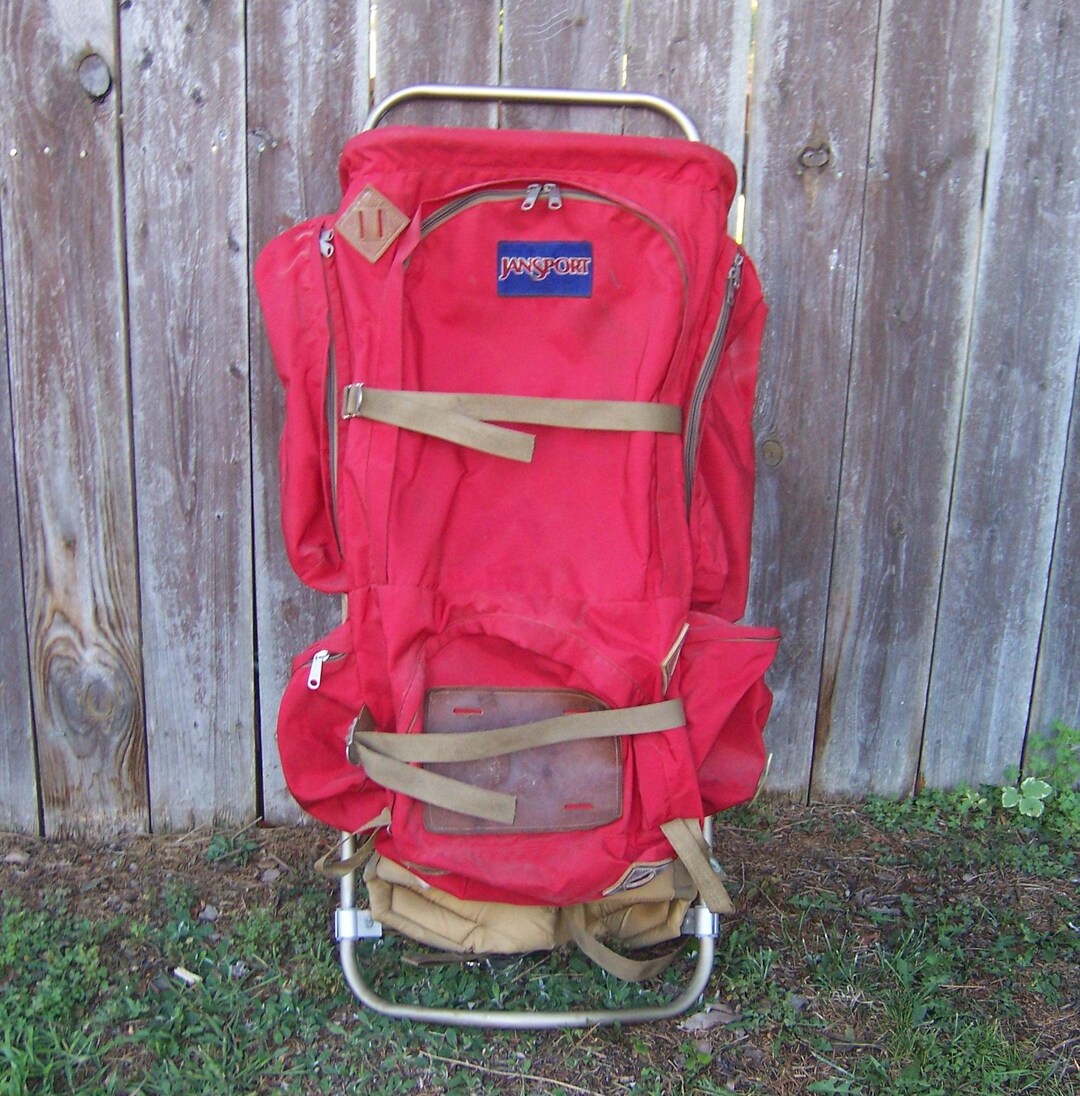 Vintage Jansport D3 External Frame Hiking Camping Backpack Hip Wings ...