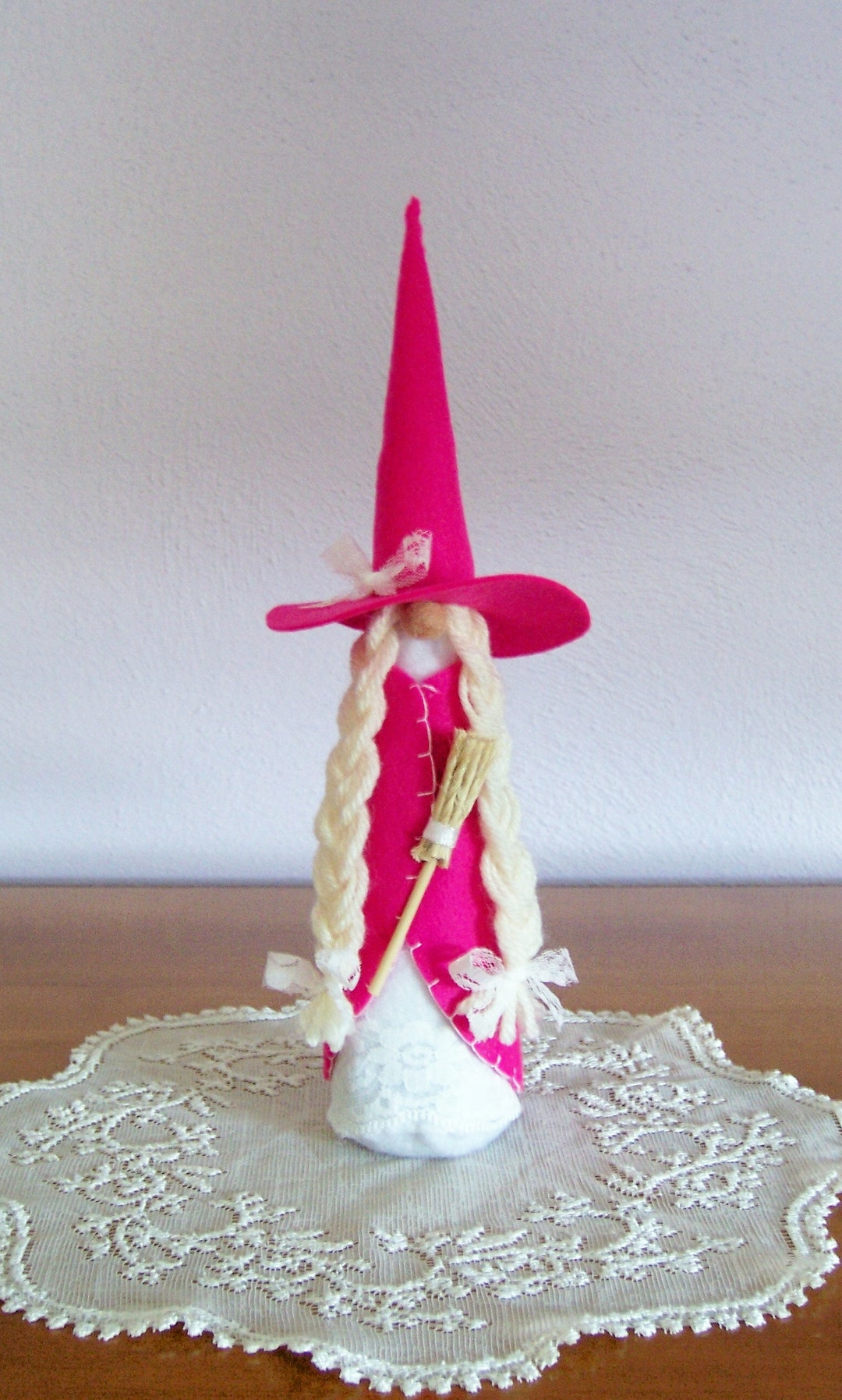 Pink Halloween Witch Gnome Pink Witch Barbie Witch Costume Halloween ...