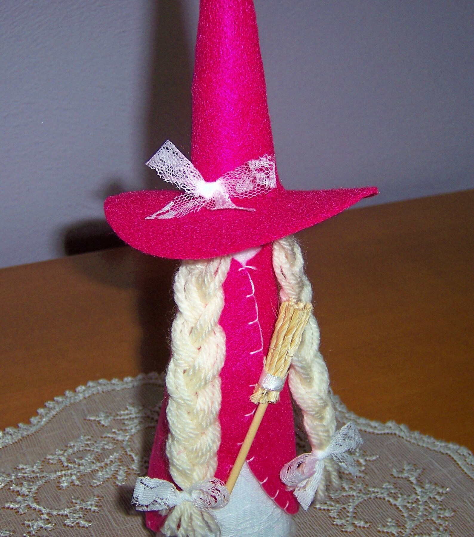 Pink Halloween Witch Gnome Pink Witch Barbie Witch Costume Halloween ...
