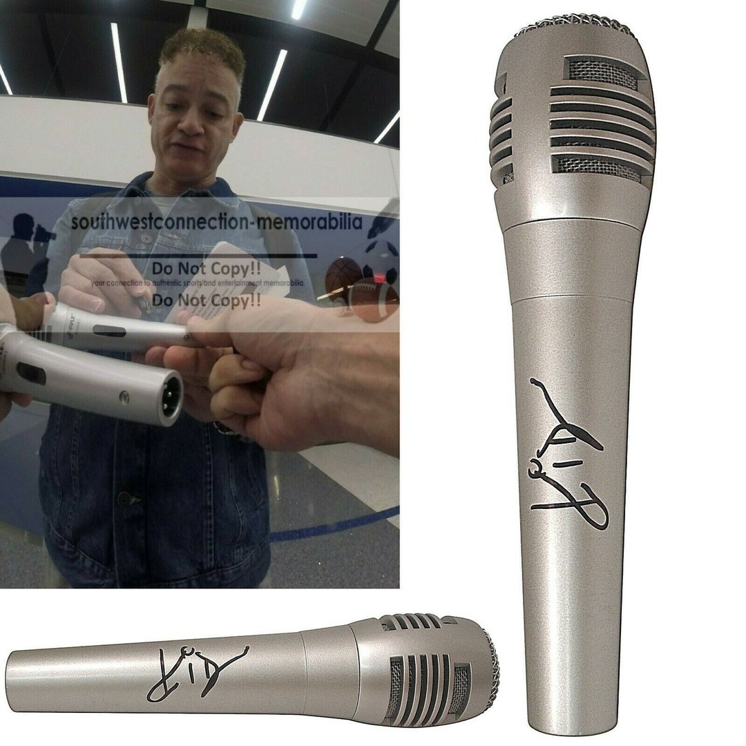 Christopher Kid Reid of Kid N Play Signed Microphone Rap Mic Proof ...
