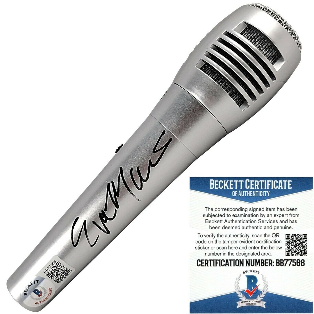 Eva Marie Signed Microphone WWE Wrestling Diva Beckett Certified ...