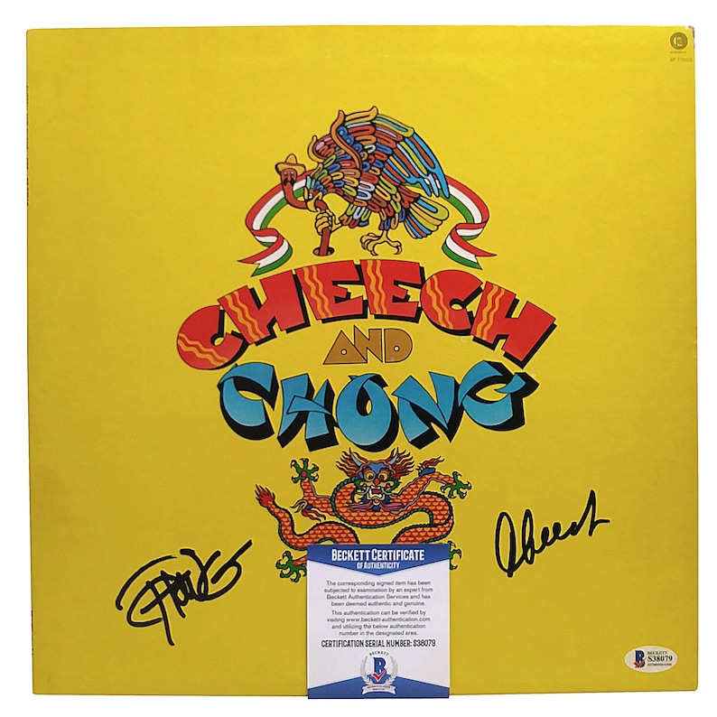 Cheech and Chong Autographed Signed Vinyl Record Album Cover Exact ...