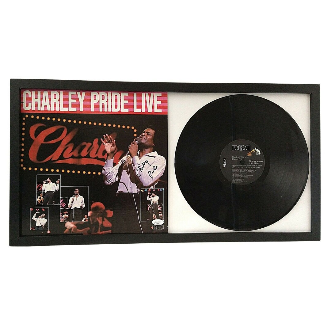 Charley Pride Autographed Charley Pride Live Vinyl Record Album Cover ...
