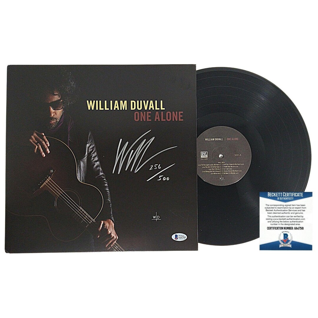 William Duvall Autograph One Alone Vinyl beckett Authenticated: Alice ...