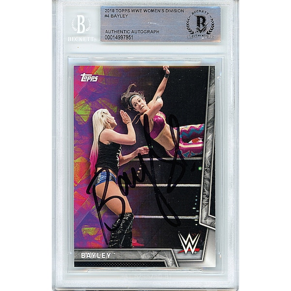 Signed Wwe Card - Etsy
