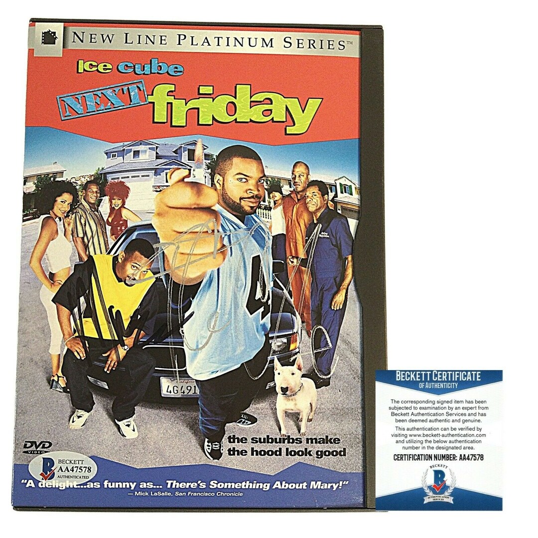 Ice Cube and Mike Epps Autographed Next Friday DVD Case Movie Cover - Etsy