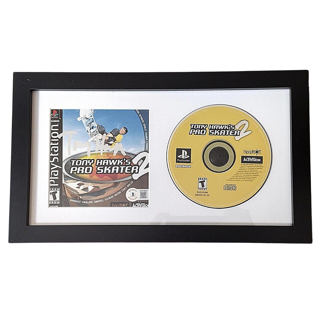 Tony Hawk Signed Autographed Tony Hawk Pro Skater 2 Playstation One ...