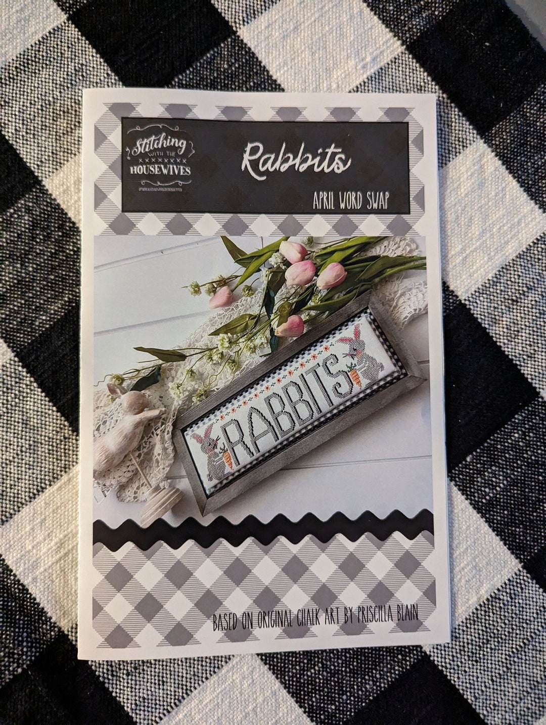 Rabbits - April Word Swap - by Stitching With the Housewives - Cross ...