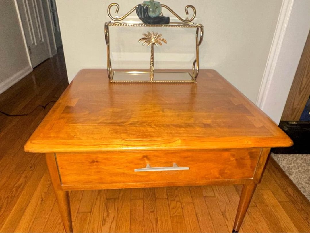 Vintage 1960's MCM Lane Acclaim Series Square Side Table - Etsy