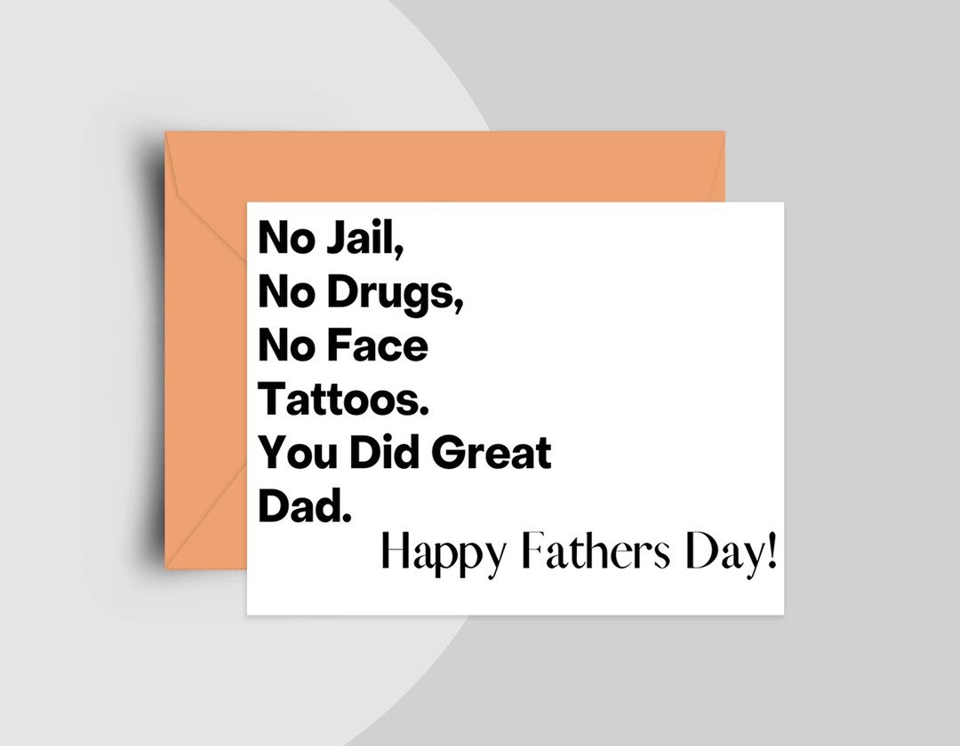 Funny Fathers Day Card | Gifts for Dad | Funny Card | Cute Card ...